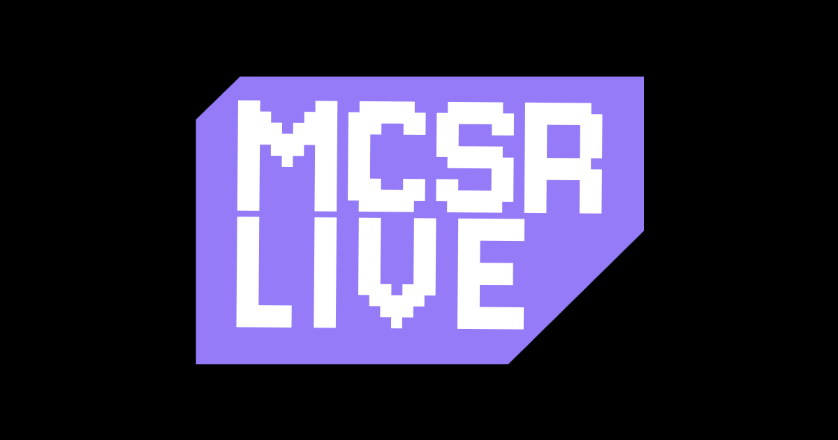 MCSR Live - Watch Live Minecraft Speedruns